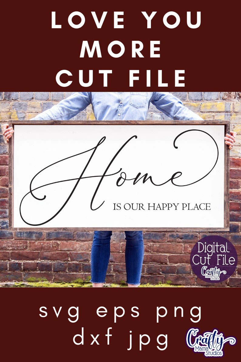 Home is Our Happy Place Svg, Farmhouse Svg, Home Svg, Inspirational Svg ...