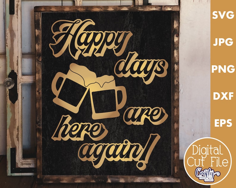Vintage Beer Svg Bundle, Drinking Svg File, Bar Sign Svg, Alcohol Svg ...