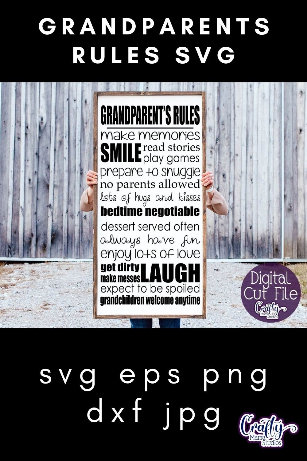 Grandparent's Rules Svg Grandparents House Rules - Etsy