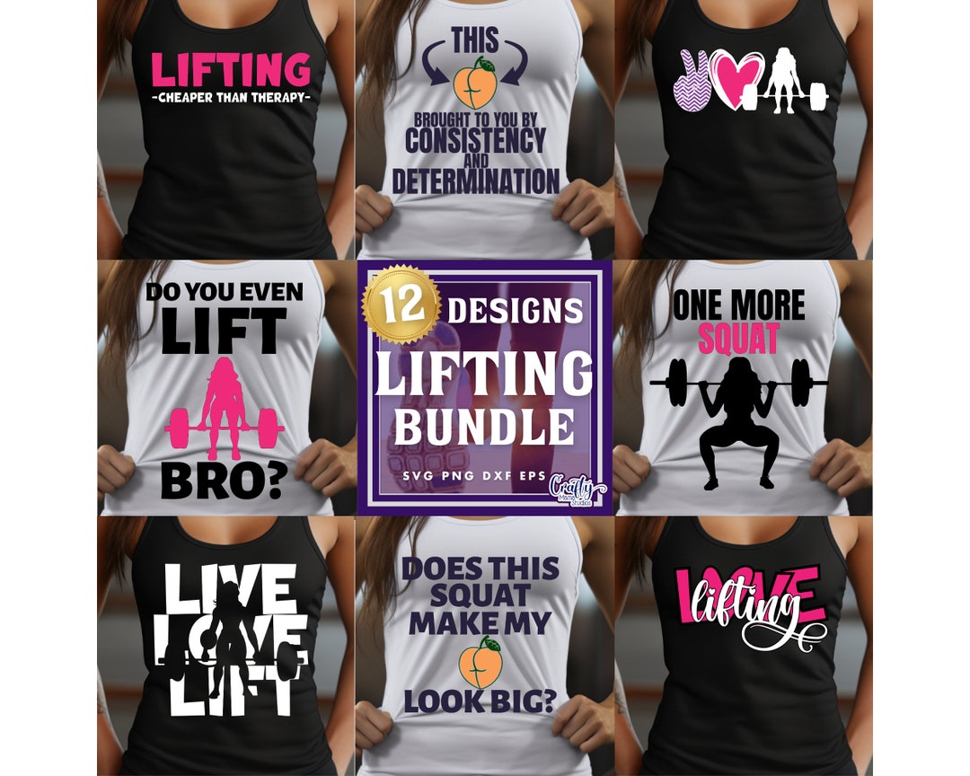 Motivational Lifting SVG, PNG, Girl Weight Lifting Svg Files, Lift ...