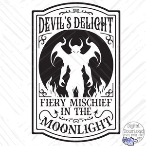 Devils Delight Svg, Devil Svg Files, Halloween Svg Files, Halloween ...