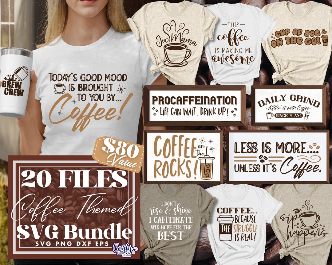 Funny Coffee Svg Bundle Coffee Svg Files Coffee Svg for - Etsy