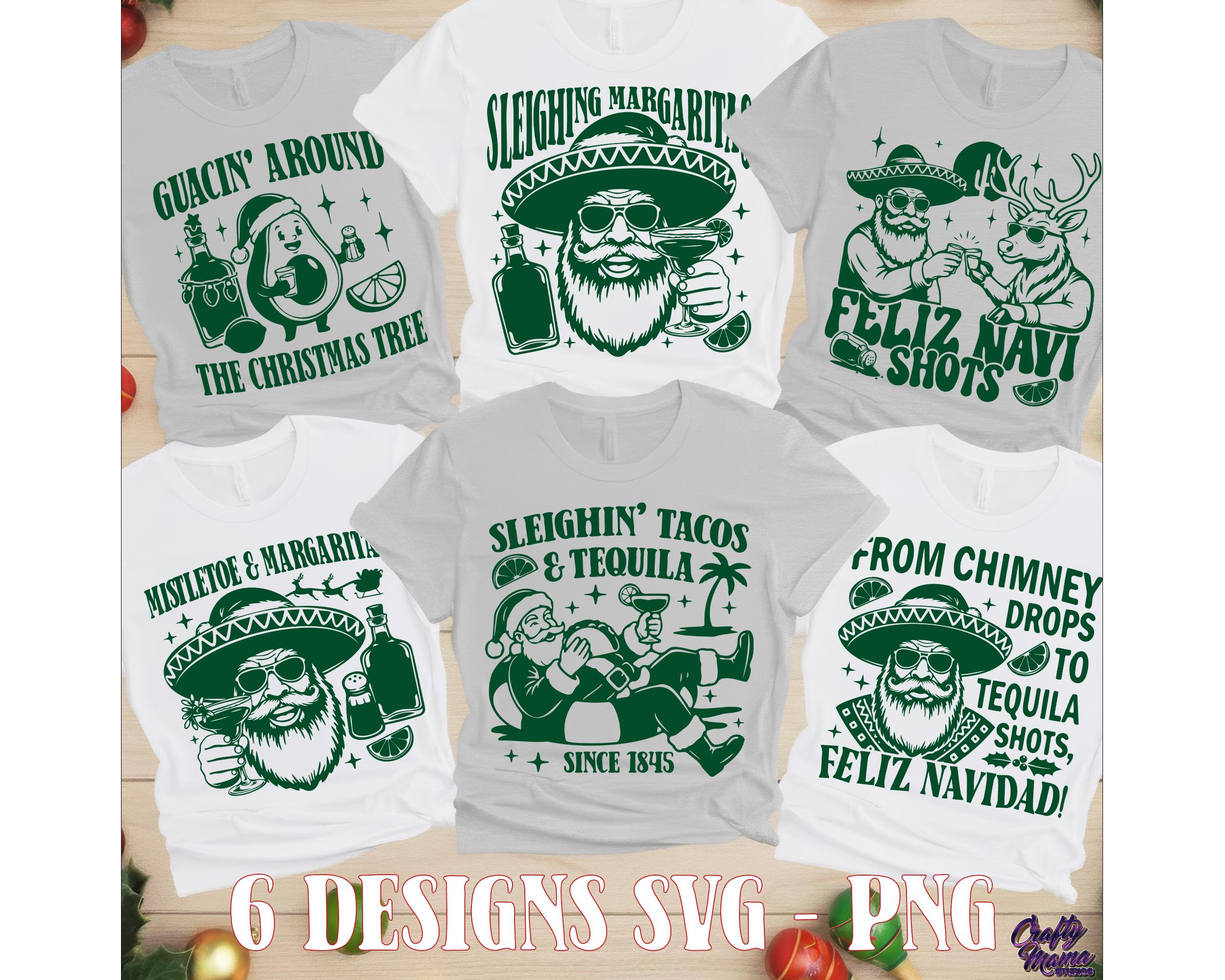 Tequila Christmas SVG, PNG, Funny Christmas Margarita Svg, Feliz ...
