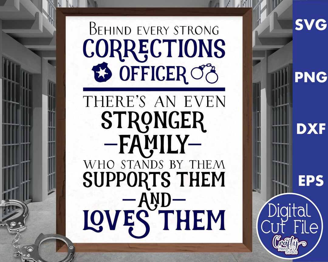 Corrections Officer Svg Corrections Officer Sign Svg - Etsy