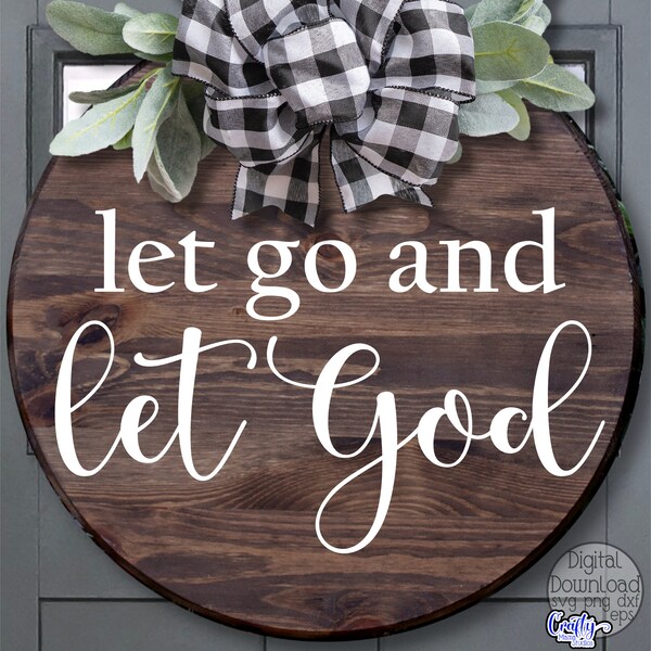 Let Go and Let God - Etsy