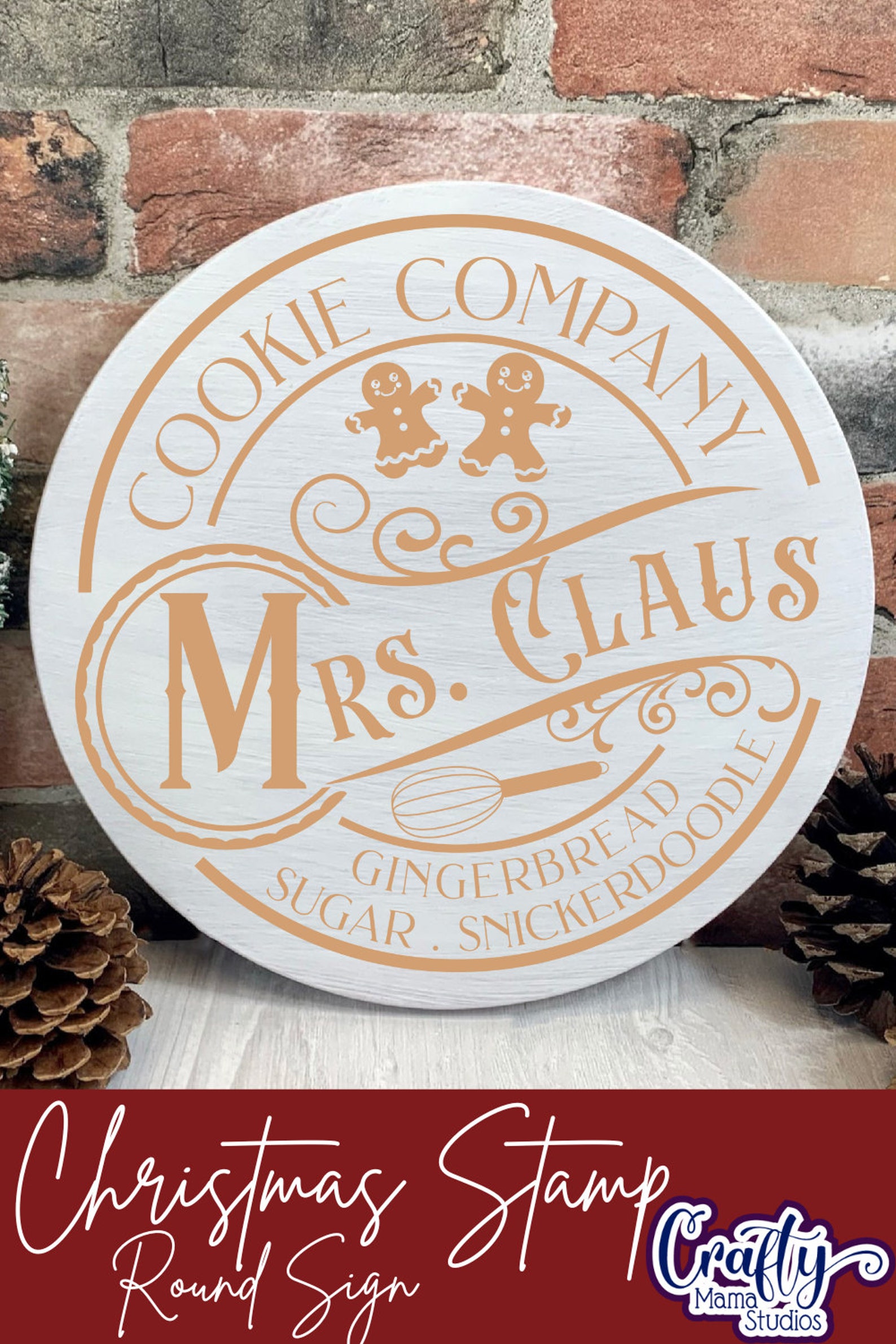 Mrs. Claus Cookie Svg, Christmas Svg Files, Christmas Sign Svg Files ...