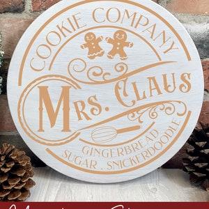 Mrs. Claus Cookie Svg, Christmas Svg Files, Christmas Sign Svg Files ...