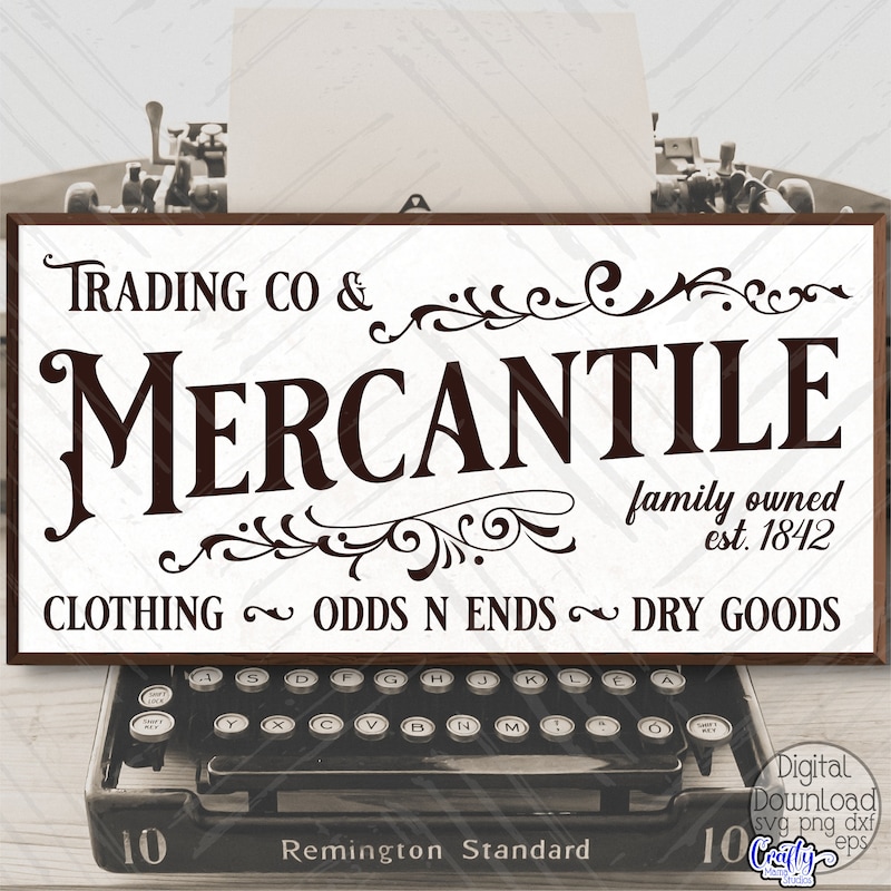 Mercantile Sign - Etsy