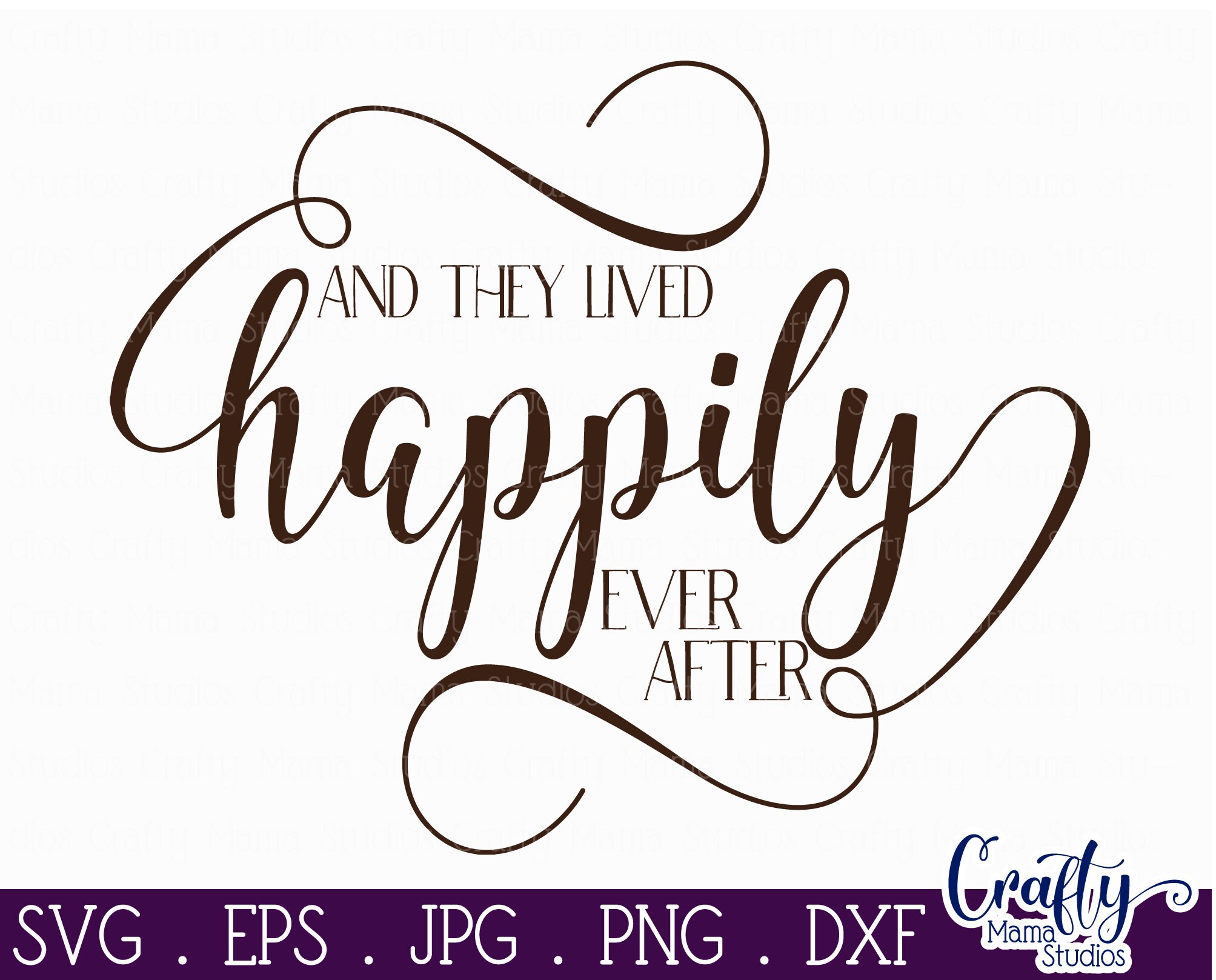 And They Lived Happily Ever After Svg Farmhouse Svg - Etsy