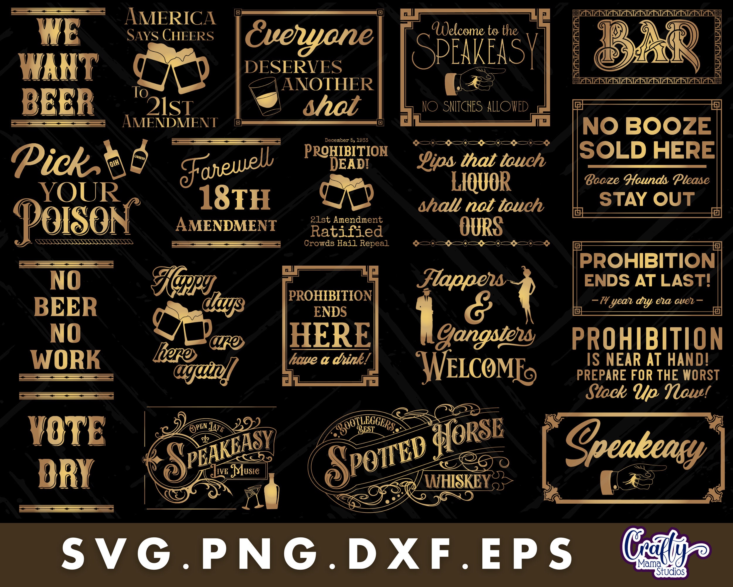 Vintage Beer Svg Bundle, Drinking Svg File, Bar Sign Svg, Alcohol Svg ...