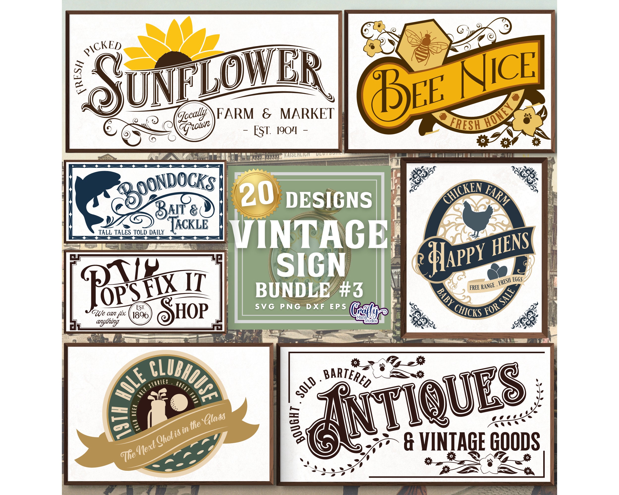 Vintage Sign Png
