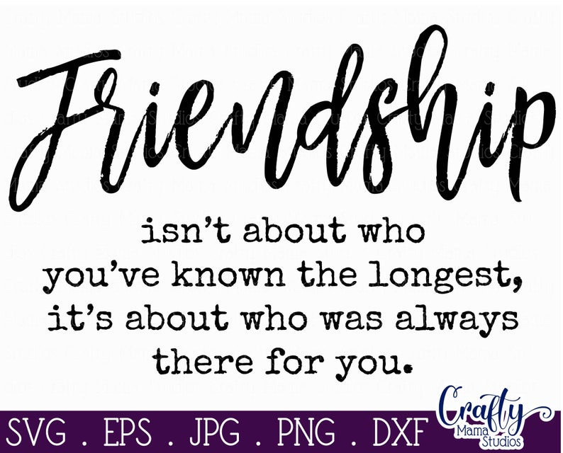 Friendship Svg Friends Svg Farmhouse Svg Friendship Sign - Etsy