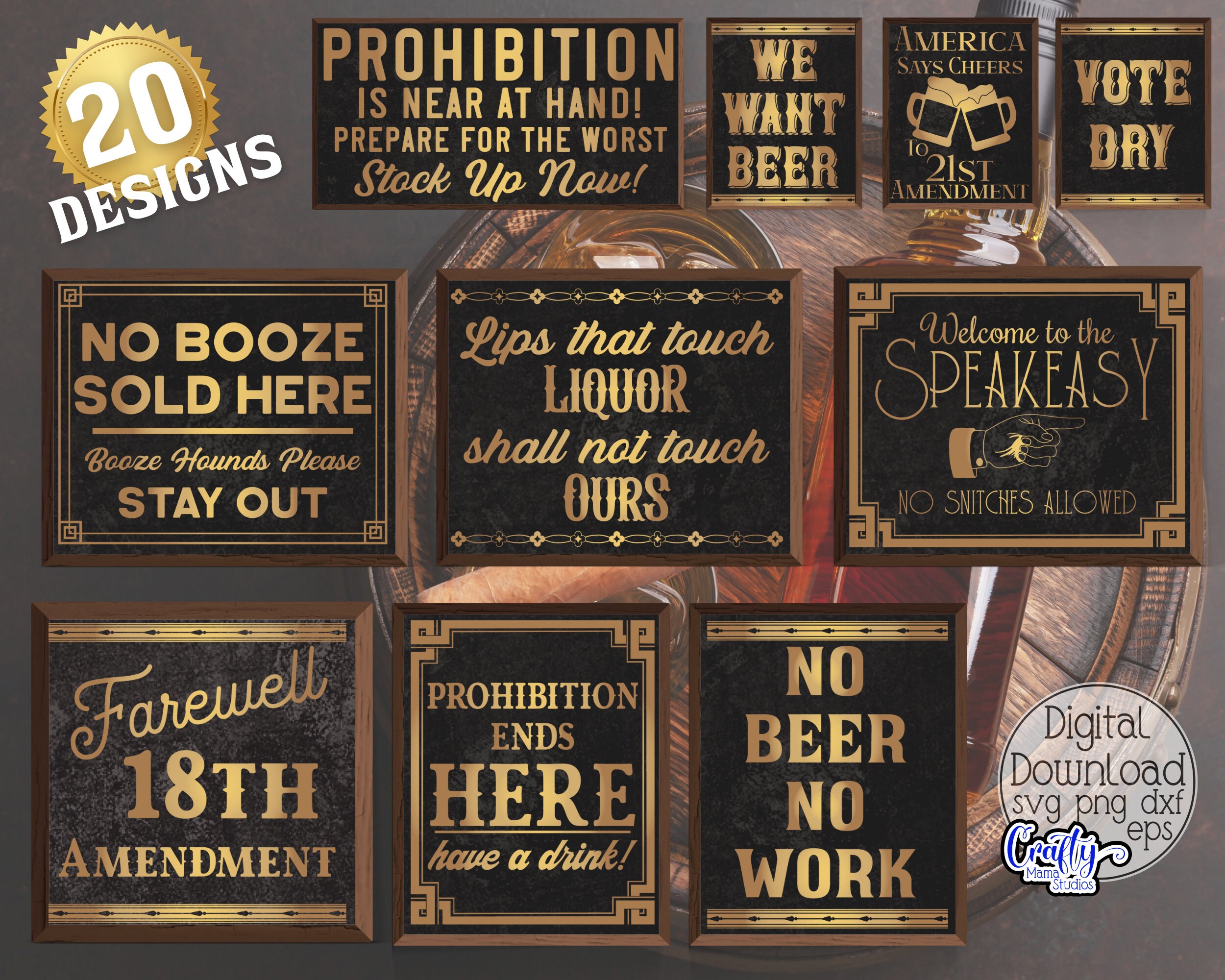 Vintage Beer Svg Bundle, Drinking Svg File, Bar Sign Svg, Alcohol Svg ...