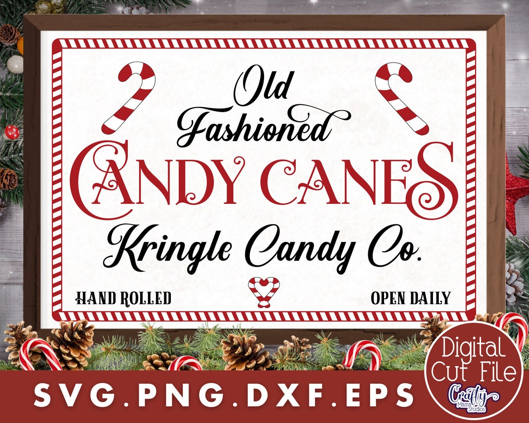 Candy Canes Svg Candy Canes Sign Svg Farmhouse Christmas Svg - Etsy Canada