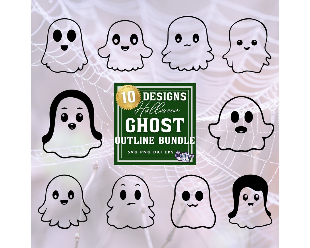 Ghost Svg, Halloween Svg, Spooky Ghosts Svg, Halloween Ghosts Svg ...
