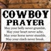 Cowboy Prayer Svg, Western Svg, Western Sign Svg, Cowboy Svg, Cowboy ...