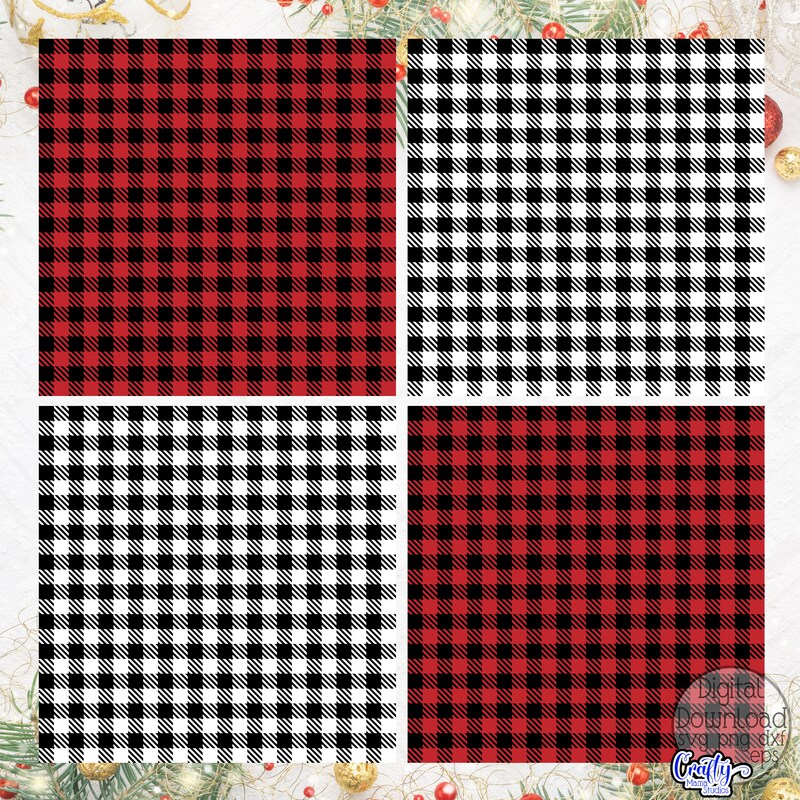 Buffalo Check Stencil - Etsy
