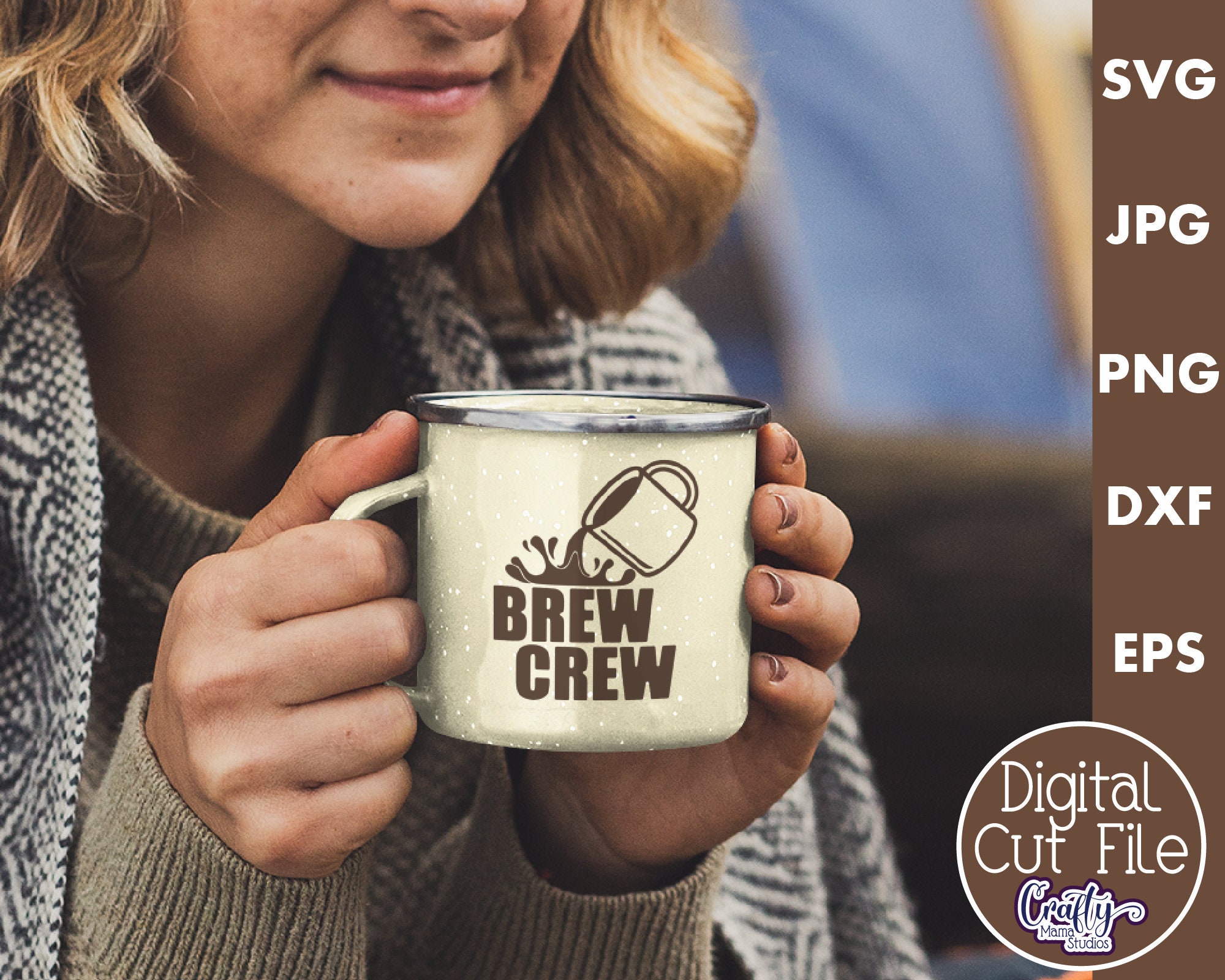 Brew Crew Svg Brewing Coffee Svg Coffee Quote Svg Digital | Etsy