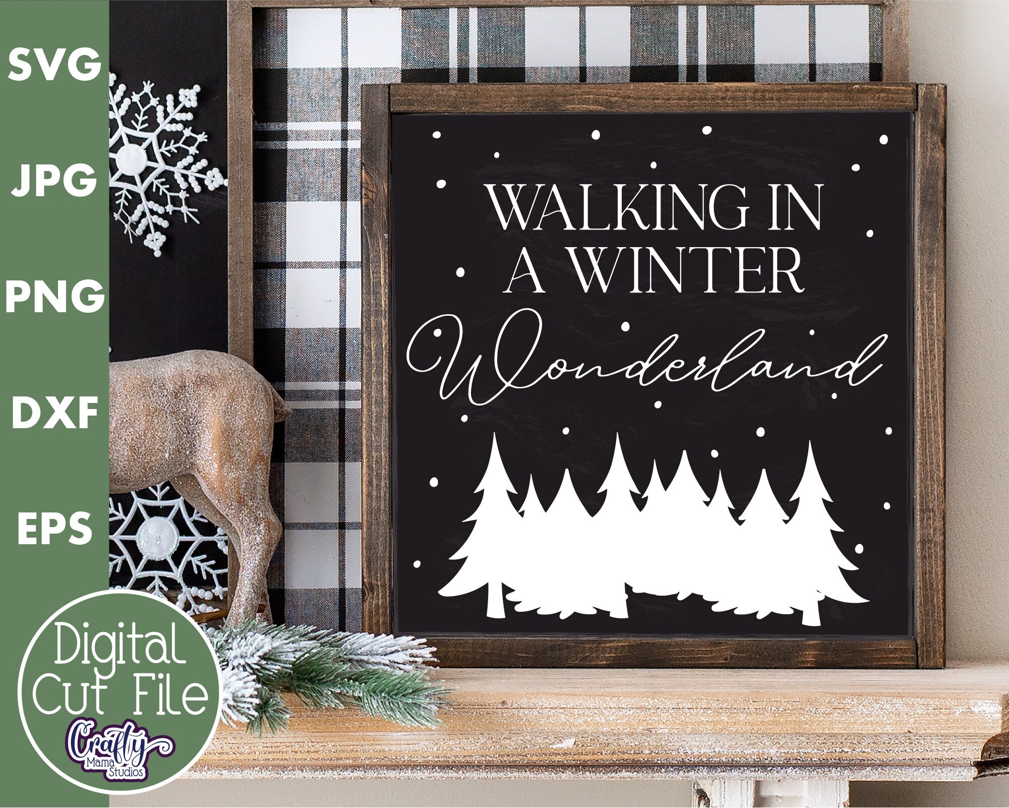 Walking in A Winter Wonderland Svg Christmas Svg Christmas - Etsy