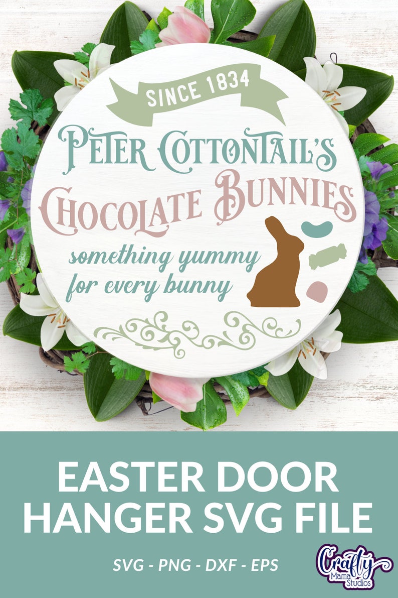 Peter Cottontail Chocolate Bunnies Svg Easter Svg Easter - Etsy