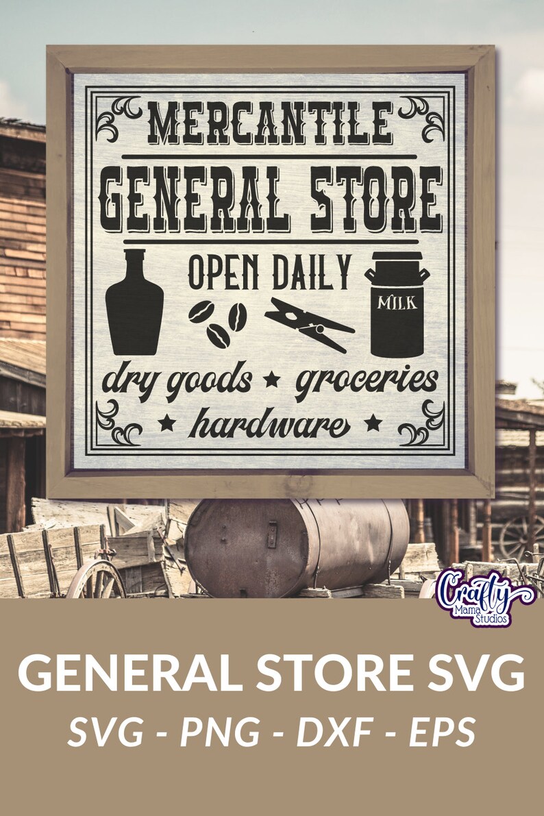 Vintage General Store Sign Svg Vintage General Store Svg - Etsy UK