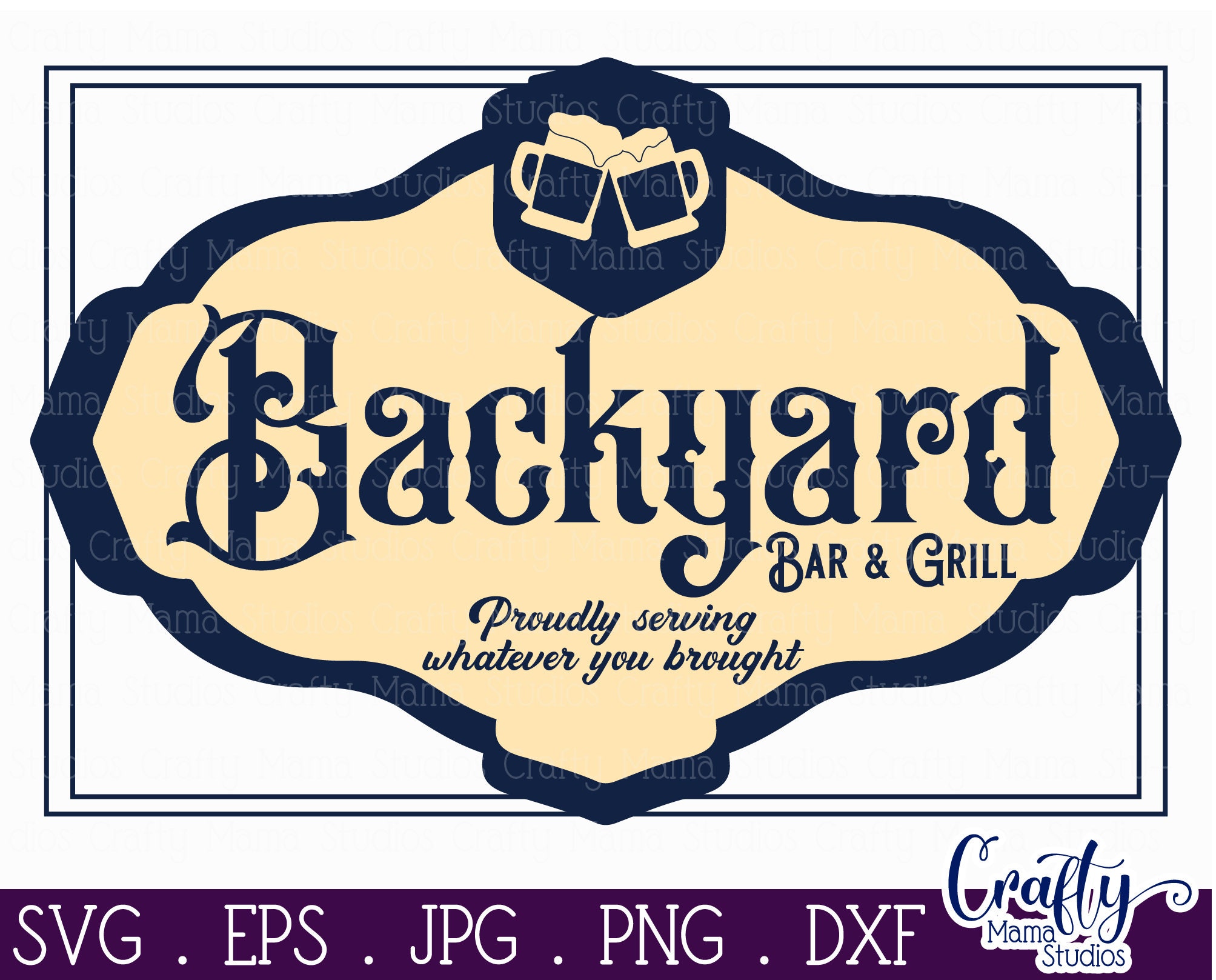 Backyard Bar and Grill Svg Friends Svg Farmhouse Svg Home - Etsy