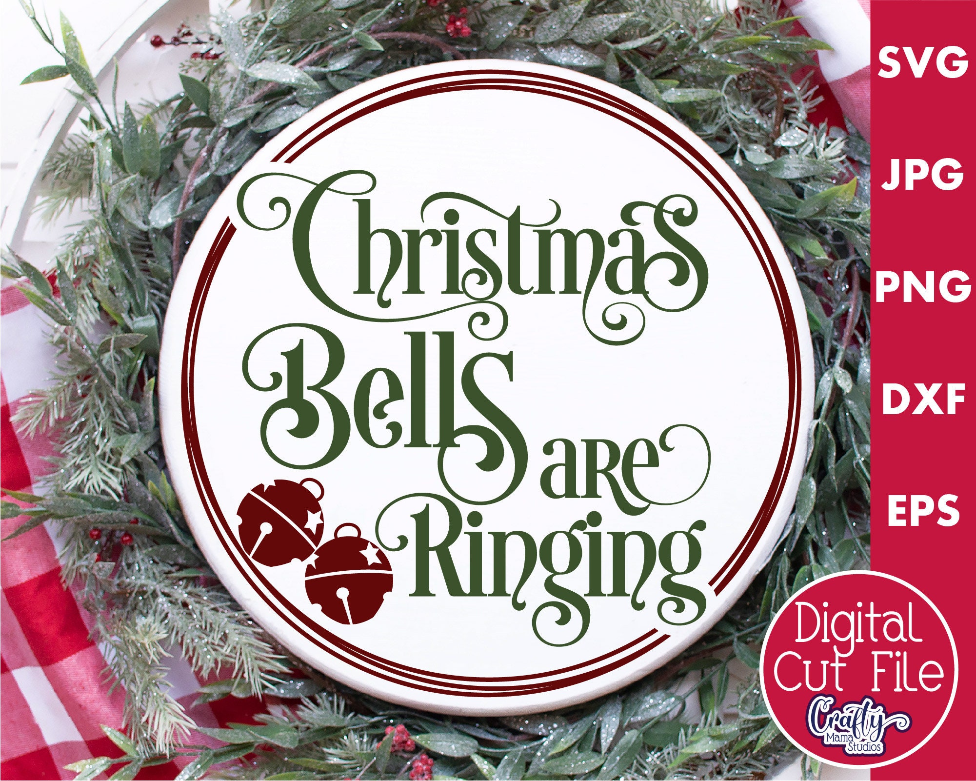Christmas Bells Are Ringing Svg Christmas Svg Christmas | Etsy