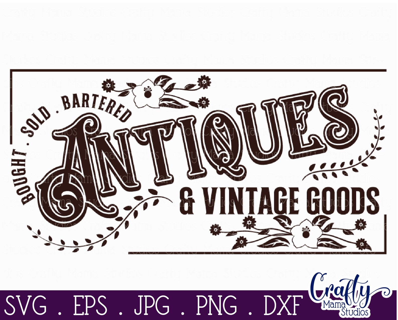 Antiques and Vintage Goods Svg Farmhouse Svg Home Svg - Etsy
