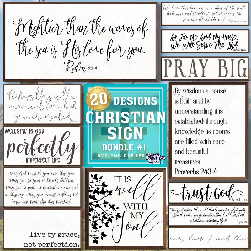 Religious Sign - Etsy
