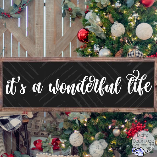 Wonderful Life Sign - Etsy