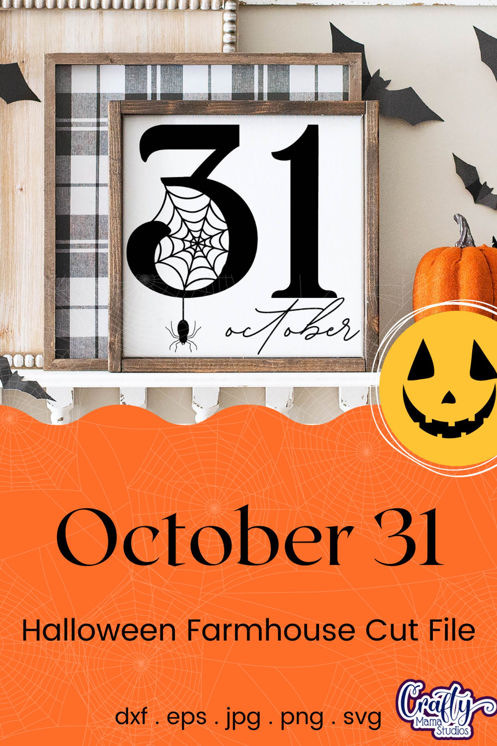 Halloween Svg October 31st Svg October 31 Svg Farmhouse - Etsy
