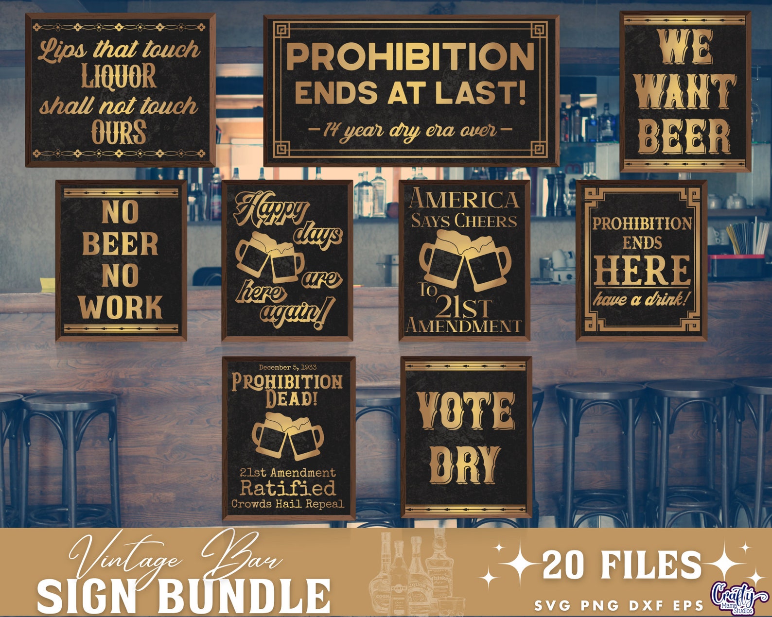 Vintage Beer Svg Bundle Drinking Svg File Bar Sign Svg - Etsy