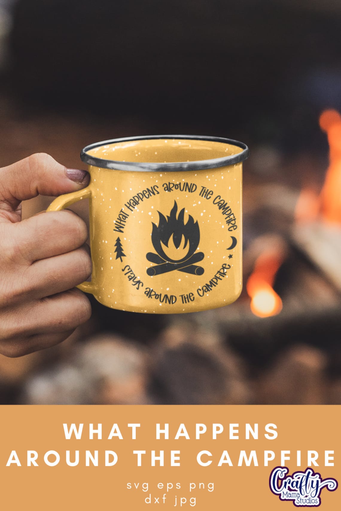 What Happens Around the Campfire Stays Around the Campfire Svg, Funny ...