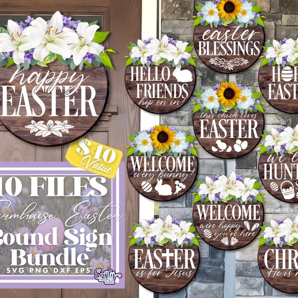 Easter Door Hanger Template - Etsy