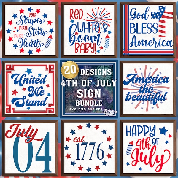 Fourth of July Signs - Etsy