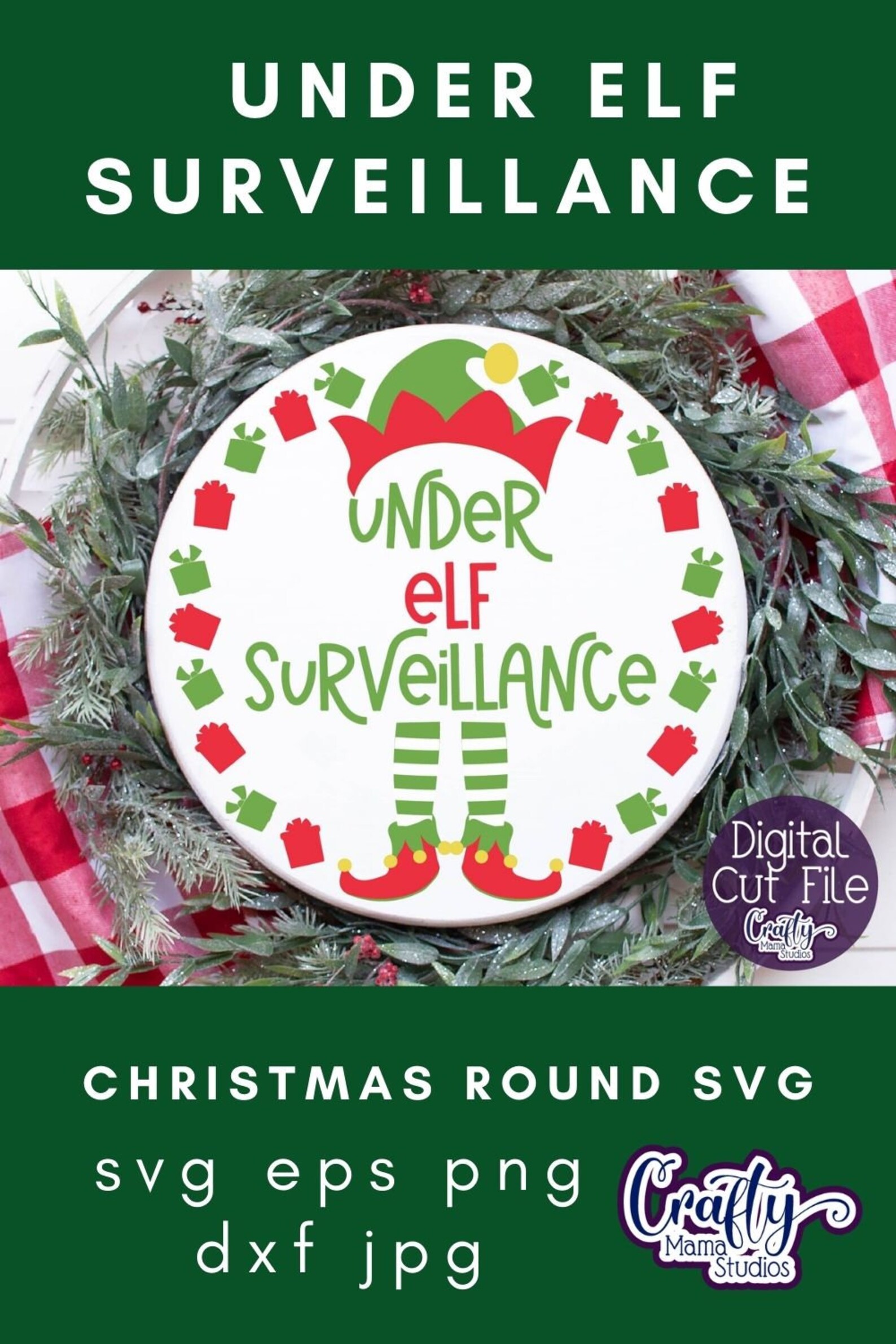 Elf Svg Elf Surveillance Svg Christmas Svg Files Christmas - Etsy
