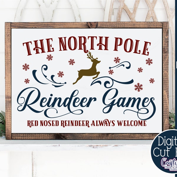 Reindeer Sign - Etsy