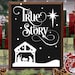 True Story Svg, Christian Christmas Svg Files, Christian Christmas Sign ...