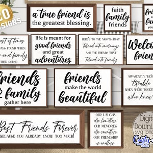 Best Friends Svg Bundle, Best Friends Sign Svg Files, Friendship Svg ...
