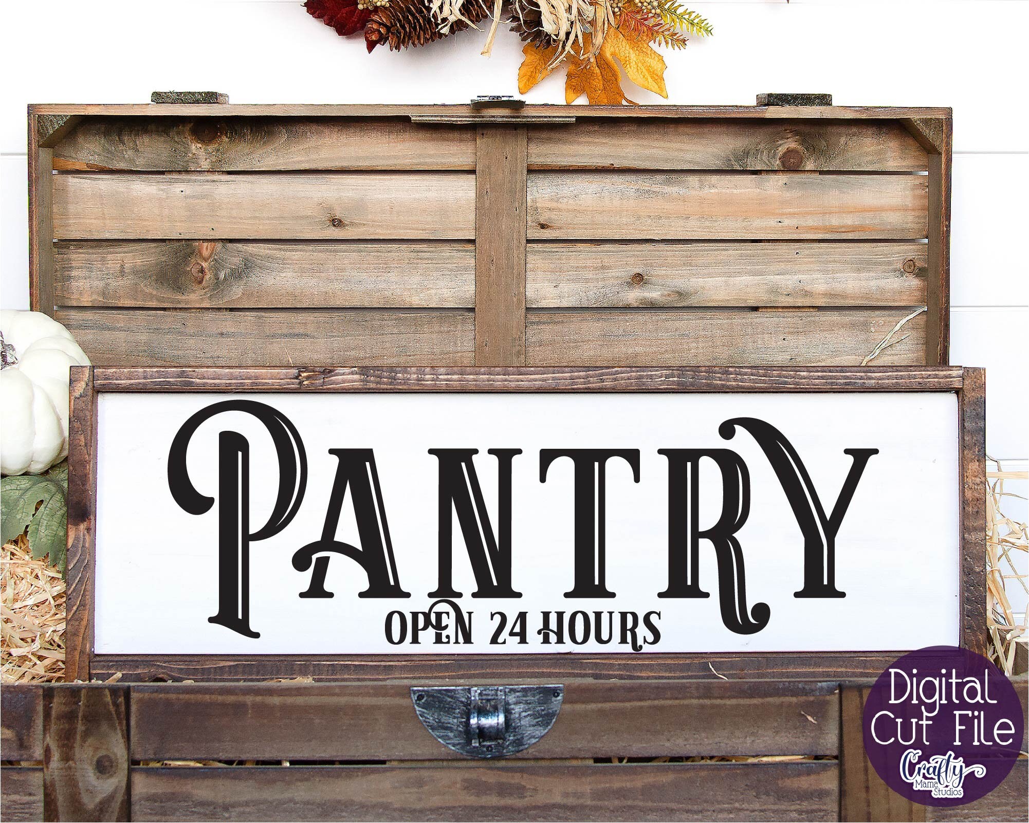 Pantry Open 24 Hours Svg Farmhouse Svg Kitchen Svg | Etsy