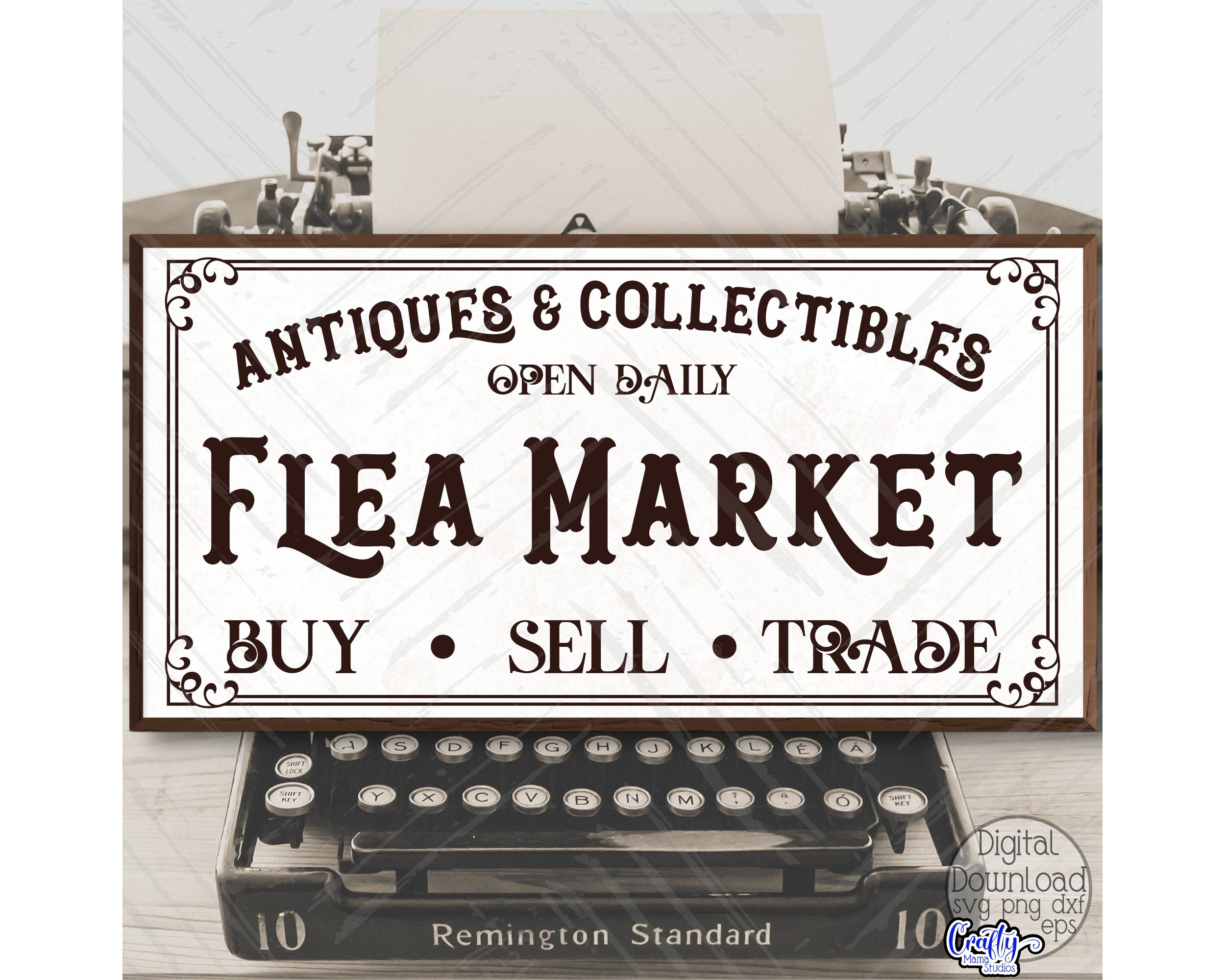 Cut Ready Clipart Swap Meet Flea Market