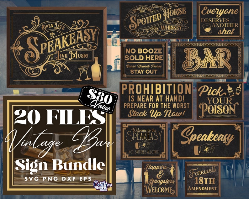 Vintage Beer Svg Bundle Drinking Svg File Bar Sign Svg - Etsy Canada