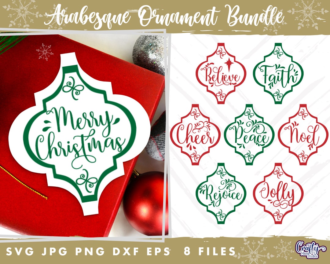 Arabesque Tile Svg Christmas Tile Ornament Svg Christmas Svg - Etsy