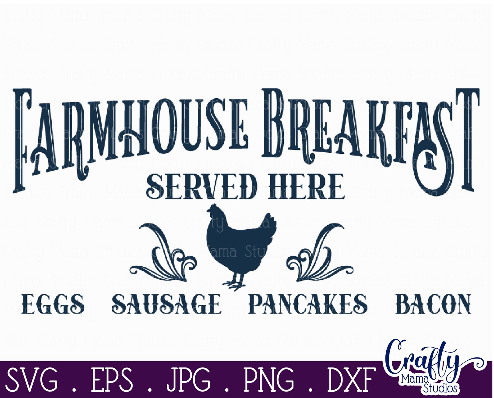 Vintage Farmhouse Breakfast Svg Farmhouse Svg Farmhouse Sign - Etsy