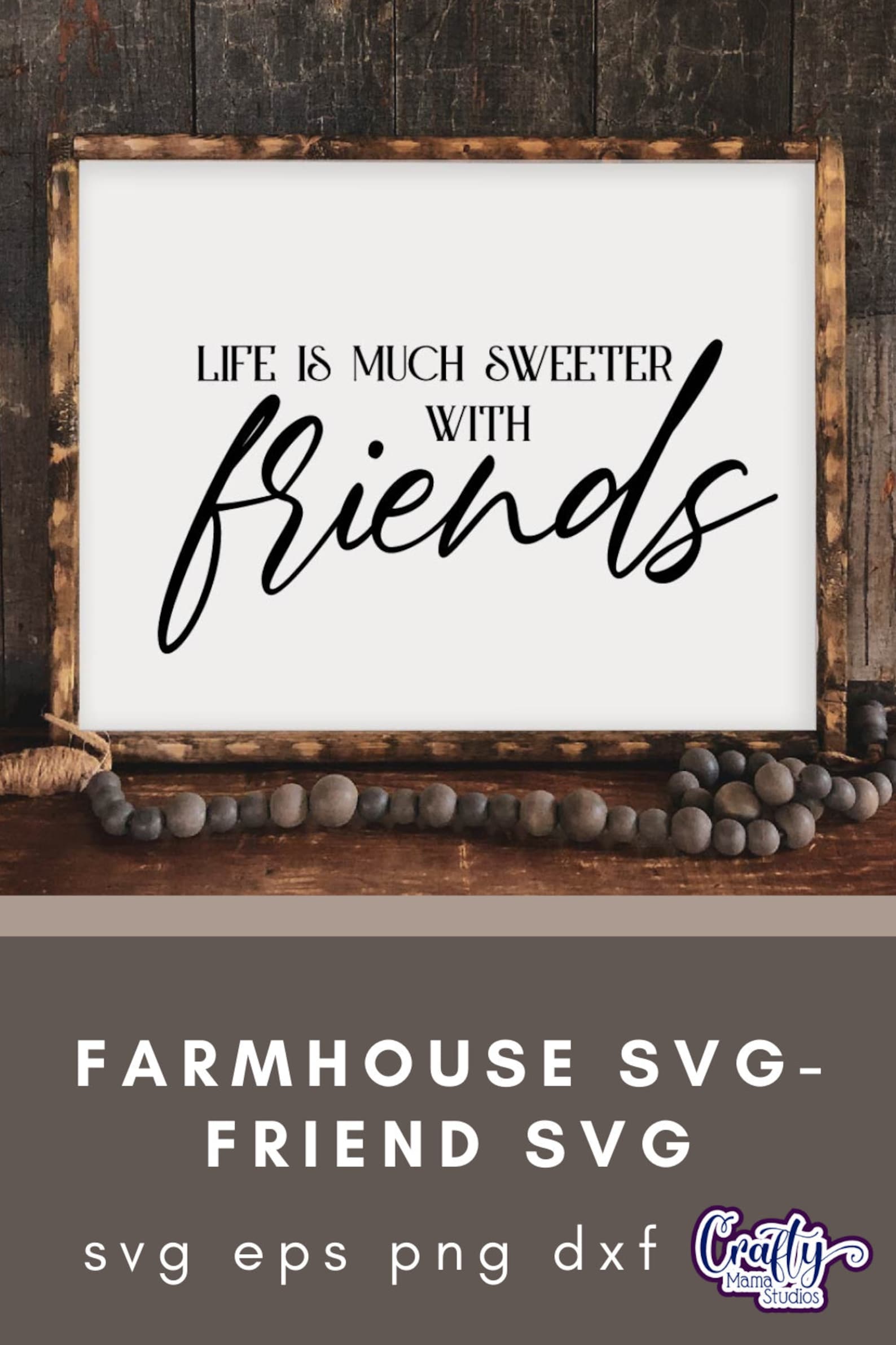 Life is Much Sweeter With Friends Svg Best Friend Svg - Etsy