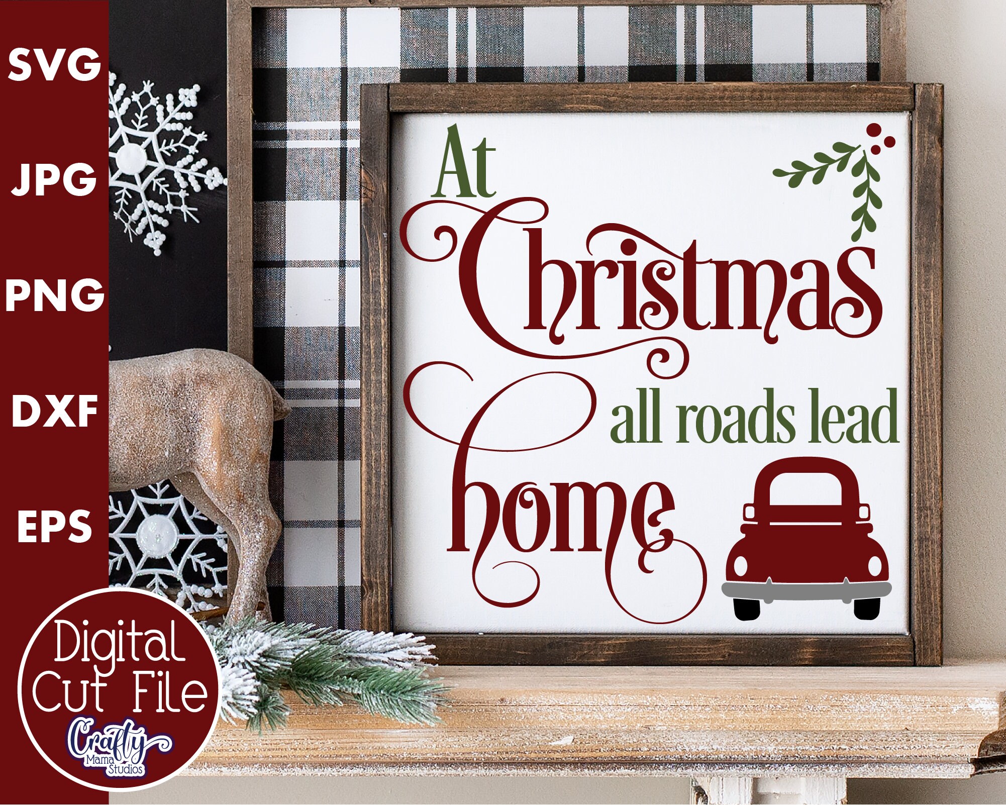 At Christmas All Roads Lead Home Svg Christmas Svg Christmas - Etsy