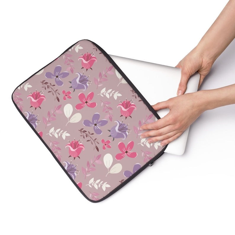 Floral Laptop Sleeve Laptop Cover Office Supply Desktop | Etsy
