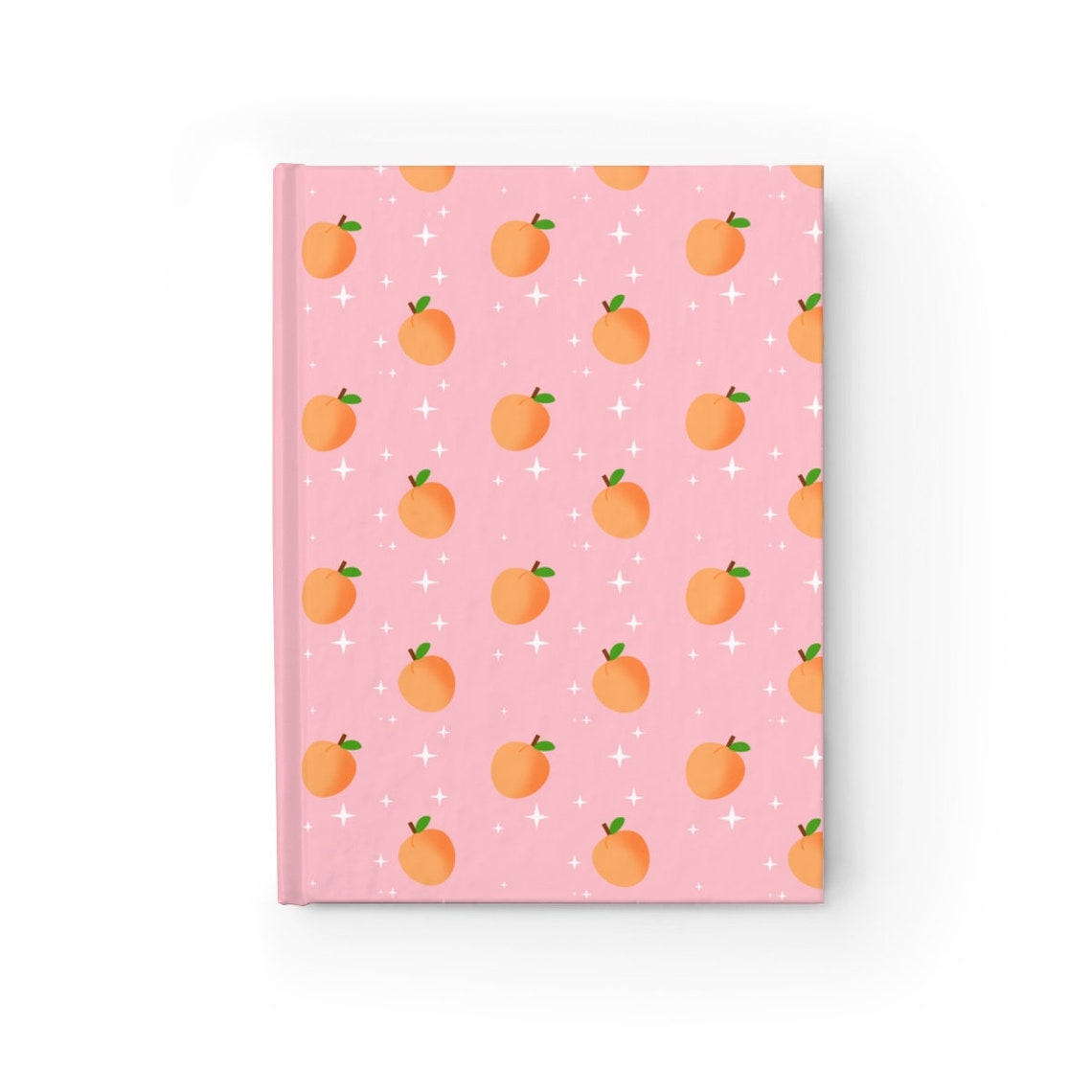 Peach Print Blank Notebook Peach Notebook Planner - Etsy