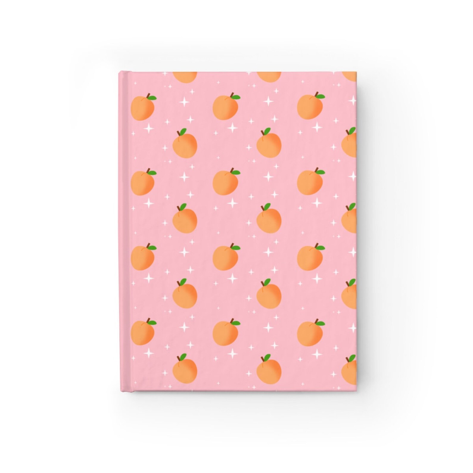 Peach Print Blank Notebook Peach Notebook Planner - Etsy