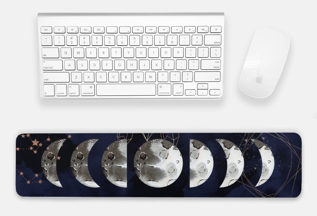 Moon Phase Keyboard Wrist Rest Wrist Rest Keyboard Wrist - Etsy